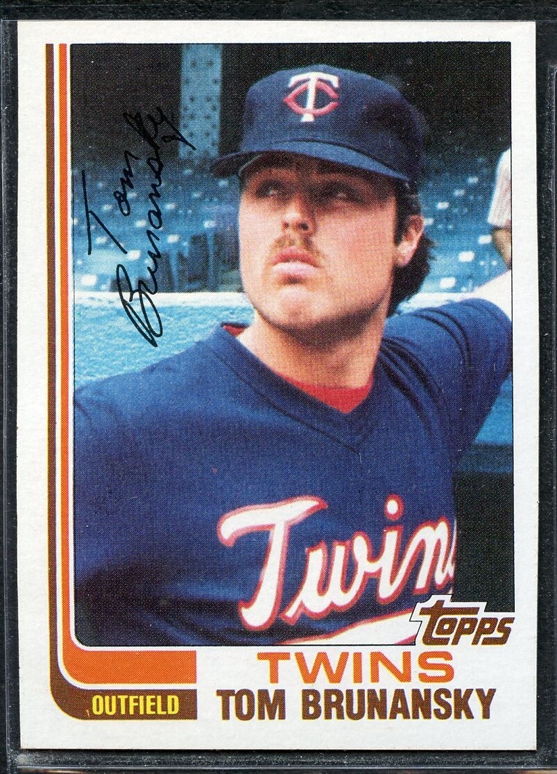 1982 Topps Traded Baseball Rookie Card - #13T - Tom Brunansky ...