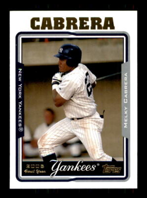 2005 Baseball Topps Melky Cabrera New York Yankees #298 FY RC | eBay