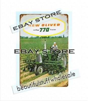countryside 1959 770 Tractor cottage barnyard farm tin sign stores ...