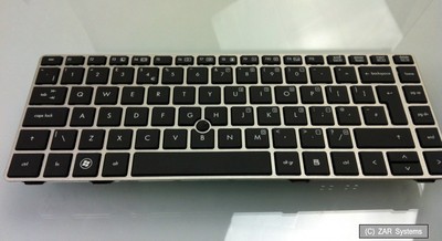 Original HP Keyboard UK (QWERTY) 642760-031 für EliteBook 8460p, 8560p ...