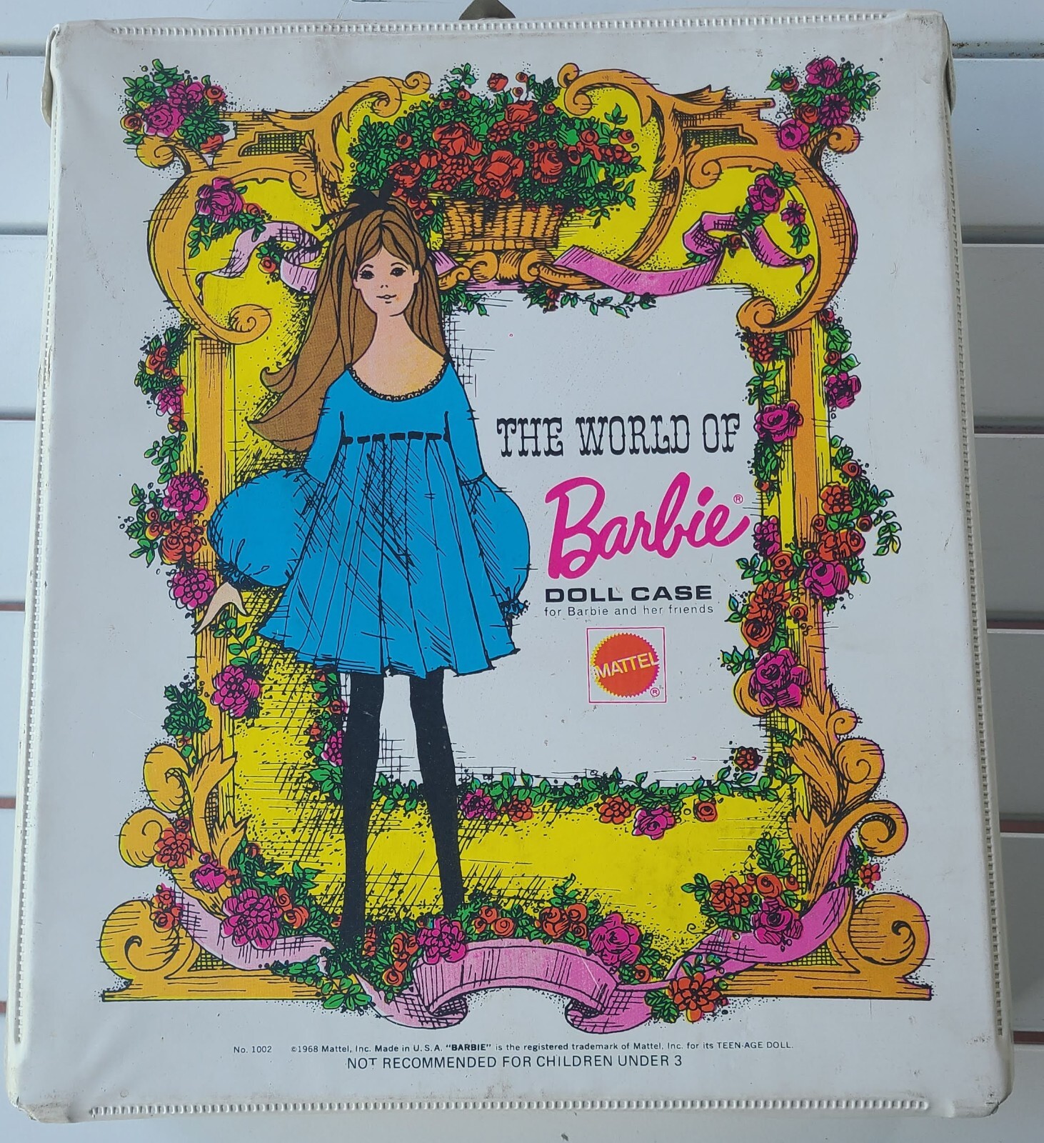 1968 Mattel The World Of Barbie Doll Case With Vintage Clothes And ...