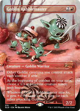 Magic MTG - Goblin Rabblemaster - Secret Lair - MINT/NMINT - EN | eBay