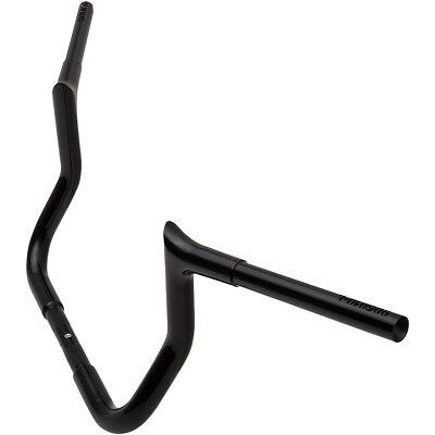 FBI Fat Baggers Black 10" EZ Install Pointed Handlebars Harley Batwing ...