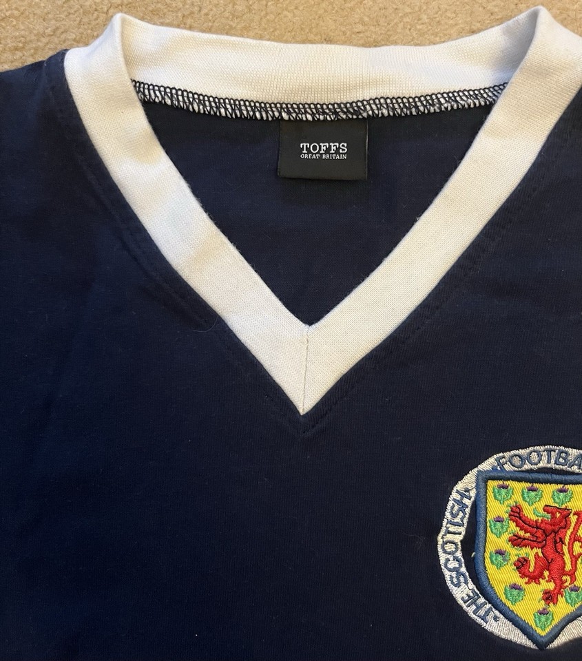 Scotland World Cup football shirt Official TOFFS Replica 1950/60’s ...