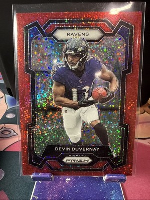 2023 Panini Prizm - Devin Duvernay #23 Red Sparkle Prizm | eBay