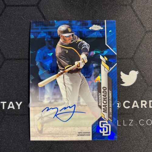 2020 Topps Chrome Sapphire Edition Manny Machado Auto Autograph #A-MM ...