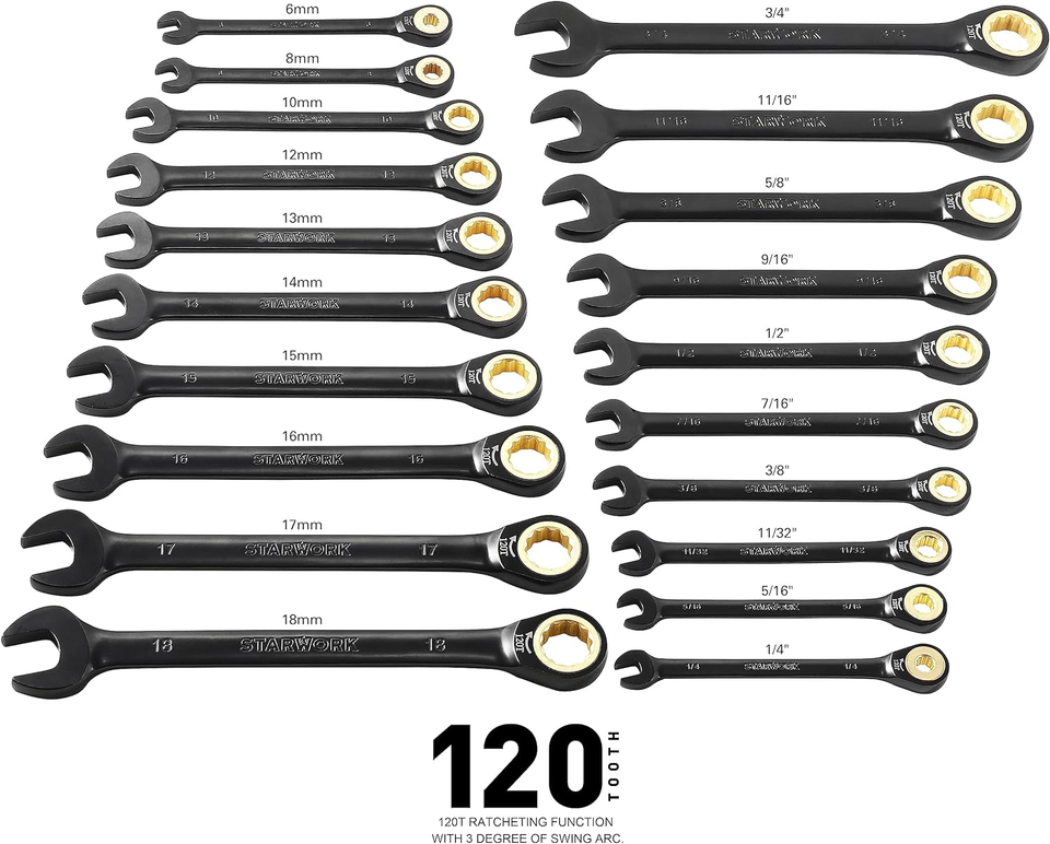 TRUE MECHANIC™ 303-Piece Mechanics Tool Set, 120T Ratcheting Wrench ...