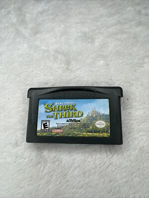 Nintendo Gameboy Advance (GBA) Dreamworks Shrek the Third Cartridge ...