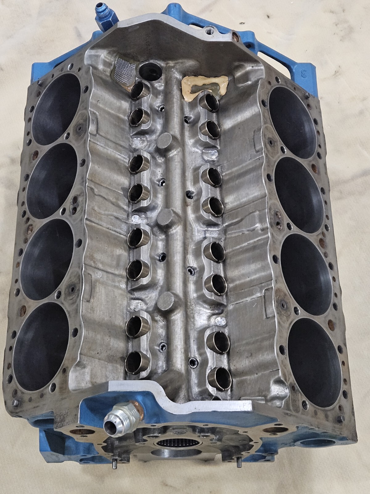 GM PERFORMANCE SBC 184 ENGINE BLOCK drag road race car brodix late ...