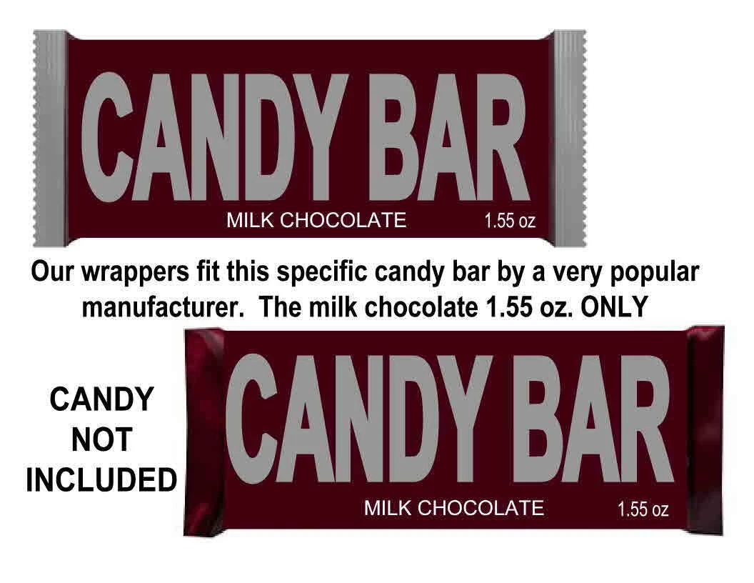 White Chocolate Bar Wrapper