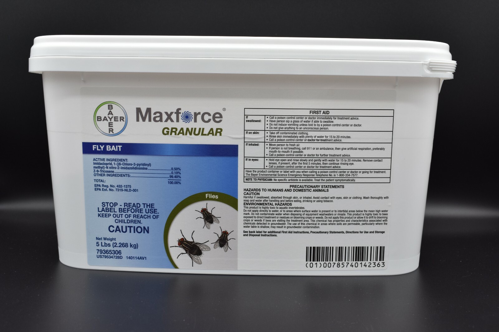 Maxforce Granular Fly Bait 5 lbs Is Fast Acting Last 30 Day to Kill ...