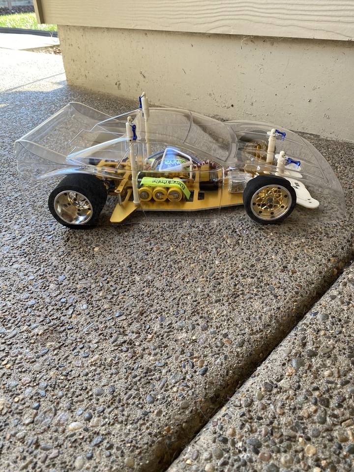 Vintage RC Associated RC10L Aluminum Chassis Only Gold Two-Tone ( Read ...