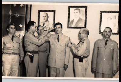 CUBAN ARMY UNIFORMED OFFICER PROMOTION CEREMONY CUBA 1957 ORIG Photo Y ...