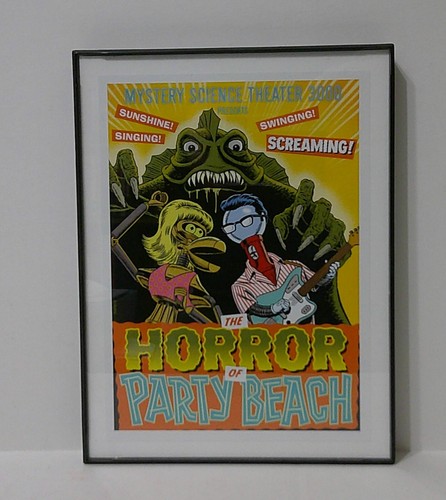 MST3K Mini Poster 'The Horror Of Party Beach' - Framed | eBay
