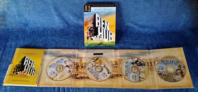 BEN HUR - CHARLTON HESTON, - WB - (4) DVD BOX SET - 1959 + 1925 ...