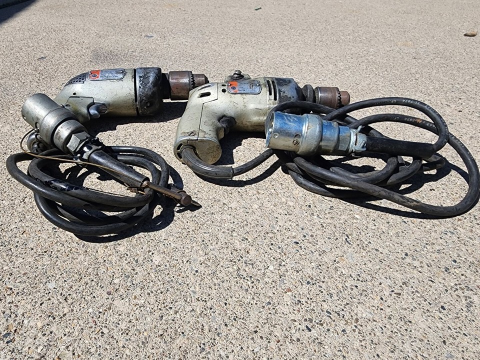 Vintage Black & Decker 3/8" Heavy-Duty Holgun & Scru DRILL- CORDED ...