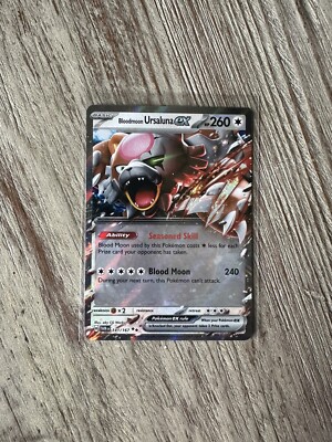 Blood Moon Ursaluna EX 141/167 Holo Ultra Rare Twilight Masquerade ...