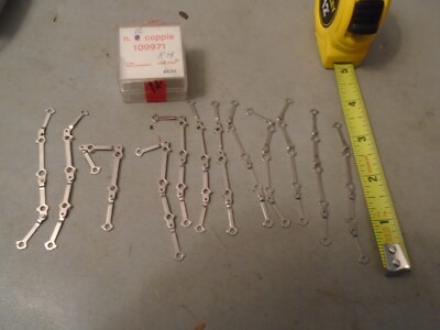 RIVAROSSI 12 RIGHT HAND SIDE RODS FOR 2-10-2 STEAM LOCO NEW OLD STOCK ...