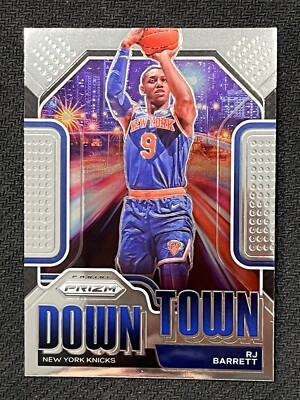 2020-21 Panini Prizm Downtown Bound #24 RJ Barrett Knicks New York ...