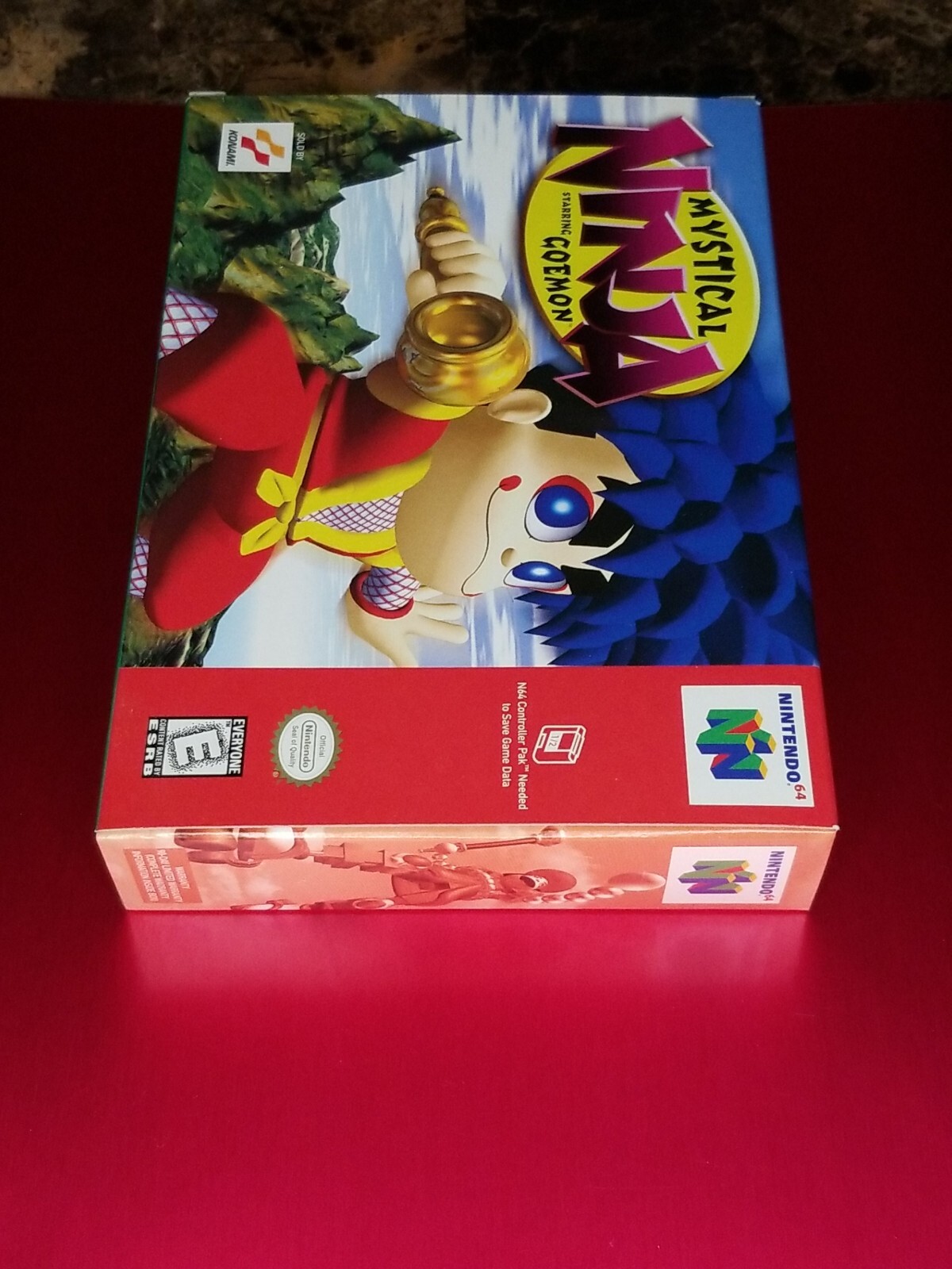 Nintendo 64 N64 Mystical Ninja Starring Goemon Box Complete CIB Manual ...