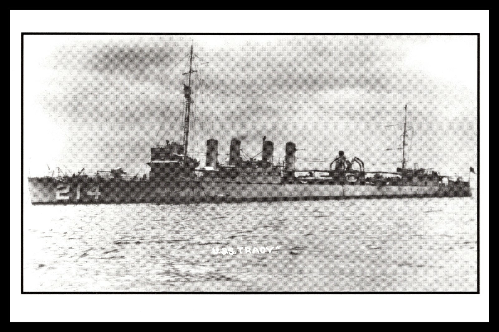 Postcard USS Tracy DD-214 | eBay