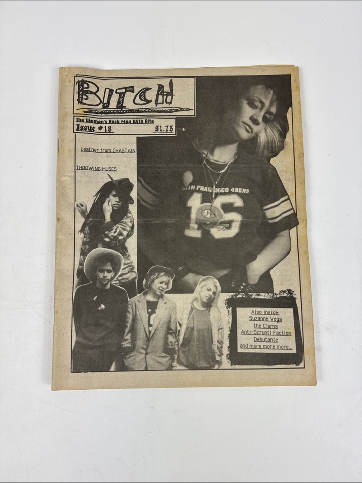 7x BITCH Magazine "The Women's Rock Newsletter With Bite" 1980s Punk ...