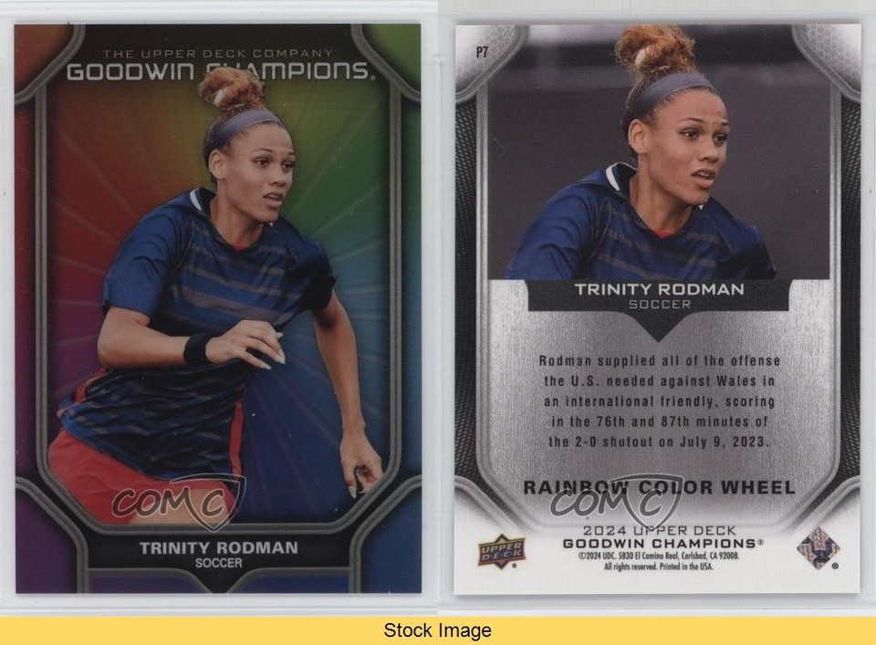 2024 Goodwin Champions Platinum Rainbow Color Wheel Trinity Rodman #P7 ...