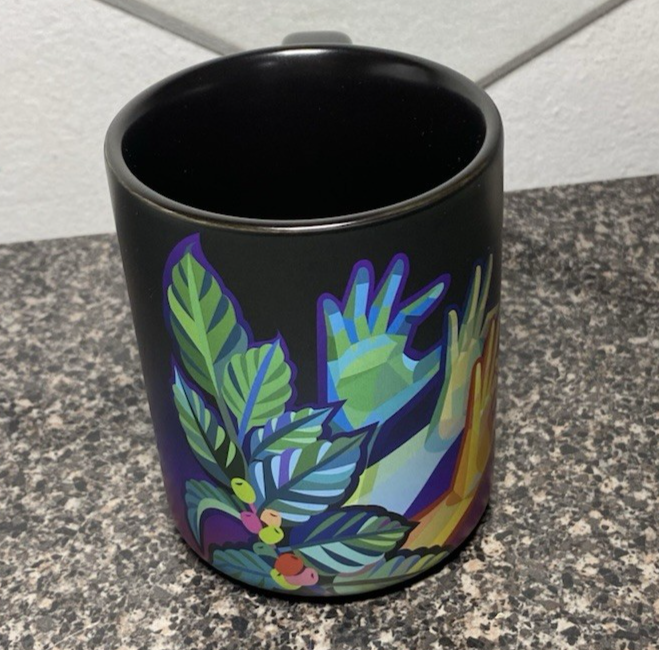 ASL MUG Starbucks Hands Sign Language Coffee CUP 12 oz Cup-Art Yiqiao ...