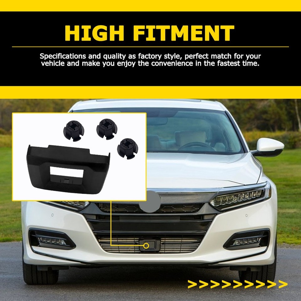 Car Distance Sensor Milliwave Cover Radar & 3 For Clip Honda Accord ...