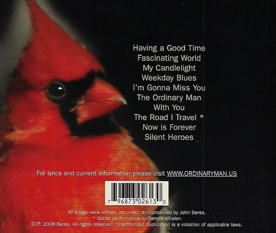 The Ordinary Man by John Beres (CD, 2008) | eBay