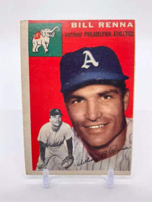 Bill Renna 1954 Topps #112 Philadelphia Athletics VG-EX | eBay