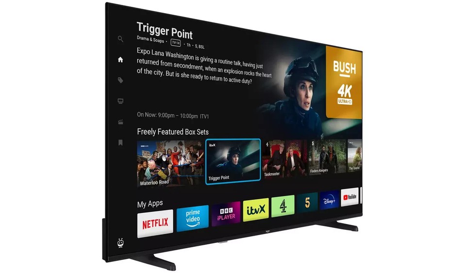 Bush 55 Inch 55UT24SB Smart 4K UHD HDR LED TiVo Freely TV | eBay UK