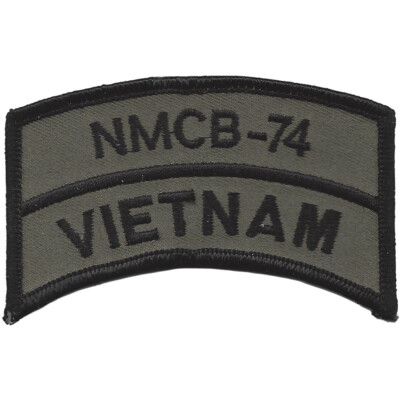 NMCB-74 Vietnam OD Patch | eBay