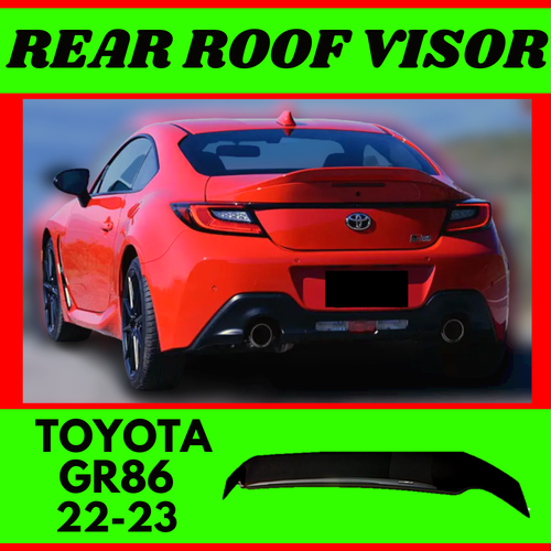 Rear Roof Visors For Toyota GR86 & Subaru BRZ (2022-2023) Window Wing ...