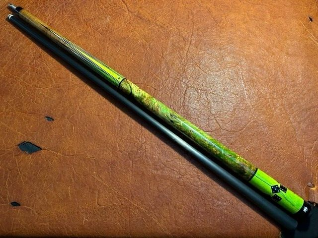 TNT Custom Pool Cue 1 of 1 With Jacoby BLACK Carbon Fiber Shaft ...