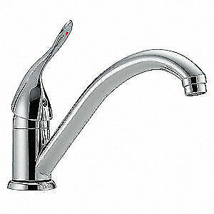 Delta 101lf-hdf Single Handle Centerset Kitchen Faucet Chrome for sale ...