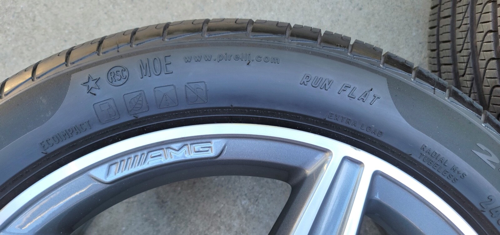 18" BRND NEW OEM FACTORY 2018 MERCEDES AMG E43 WHEELS TIRES E300 E400 ...