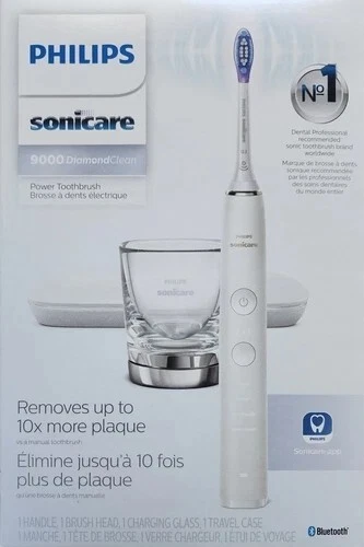 Philips Sonicare DiamondClean Smart 9000 Sonic Electric Toothbrush Open ...