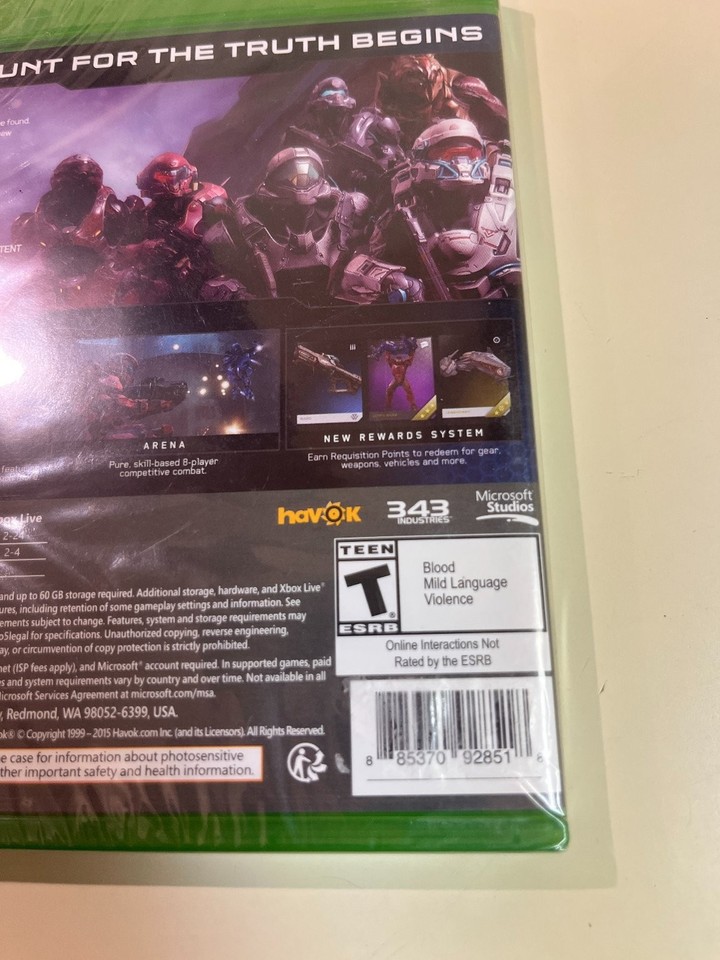 Halo 5: Guardians Xbox One Game, Sci-Fi Action, "The Hunt for Truth ...