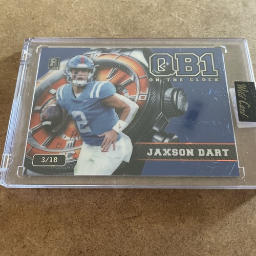 2024 Wild Card QB1 On The Clock Jaxson Dart (RC) #3/18 OCW-PL-JD3 | eBay