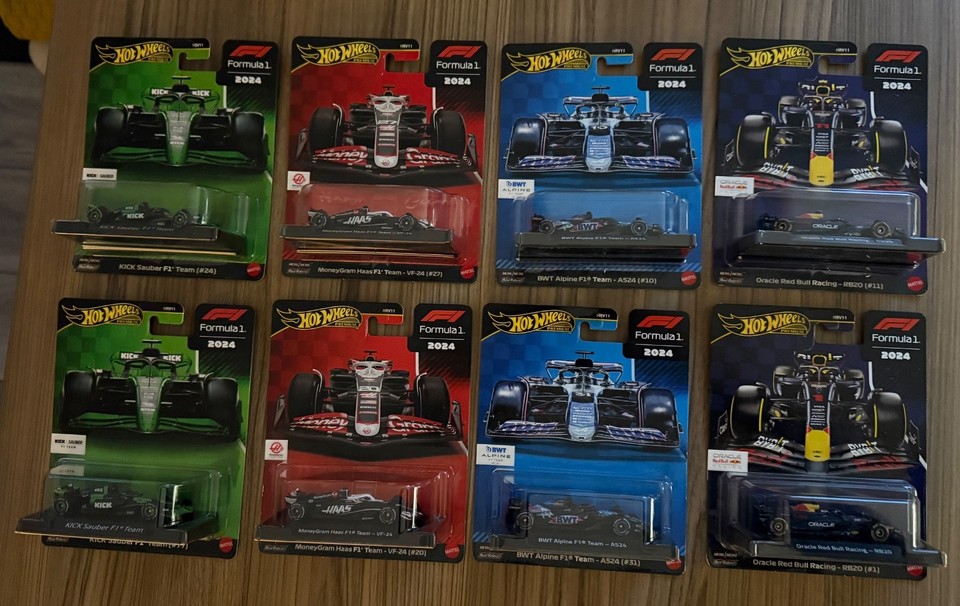 Hot Wheels Premium F1 Formula 1 full complete set all 16 cars new ...