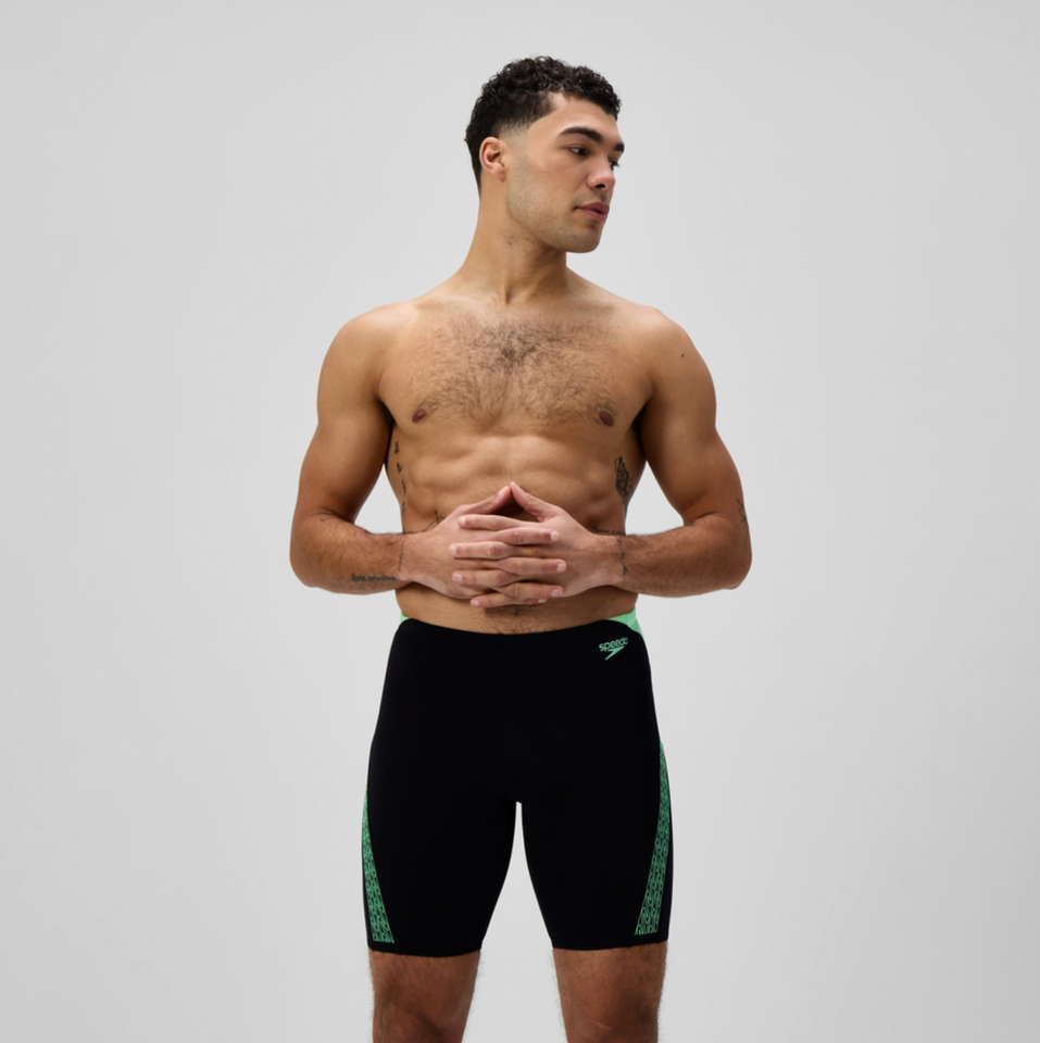 Speedo Men's Hyperboom Splice Jammer Swimsuit Swimming Costume Shorts ...