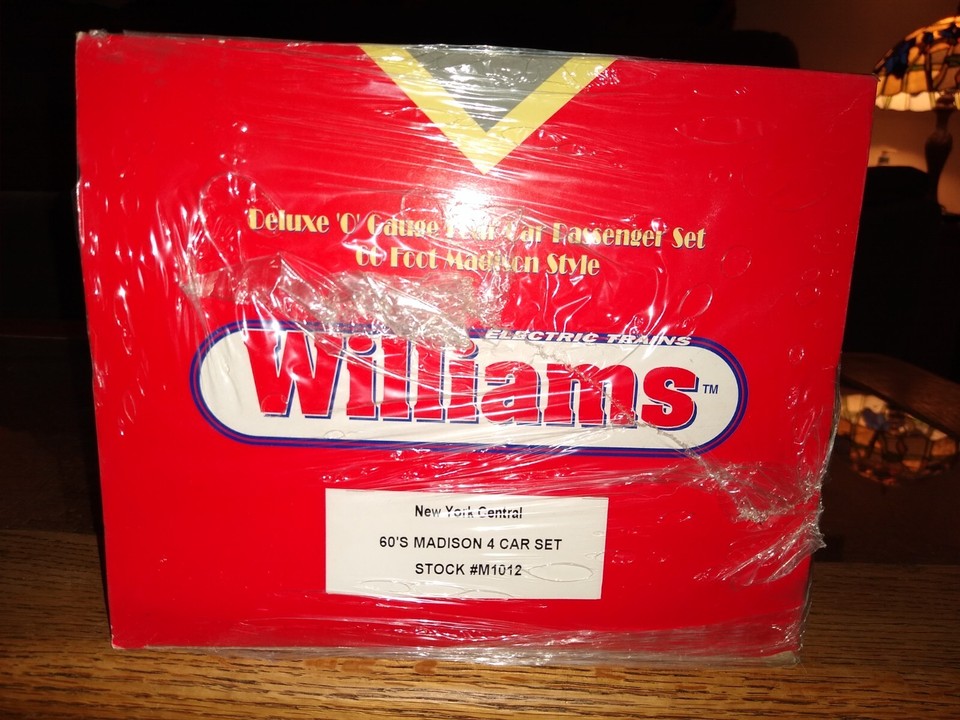 Williams O "NYC 4 Car 60's Madison Passenger Set" # M1012 IN SEALED BOX ...