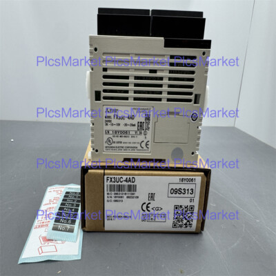 New in Box Mitsubishi FX3UC-4AD Melsec FX3UC Analog Input Blocks Module ...