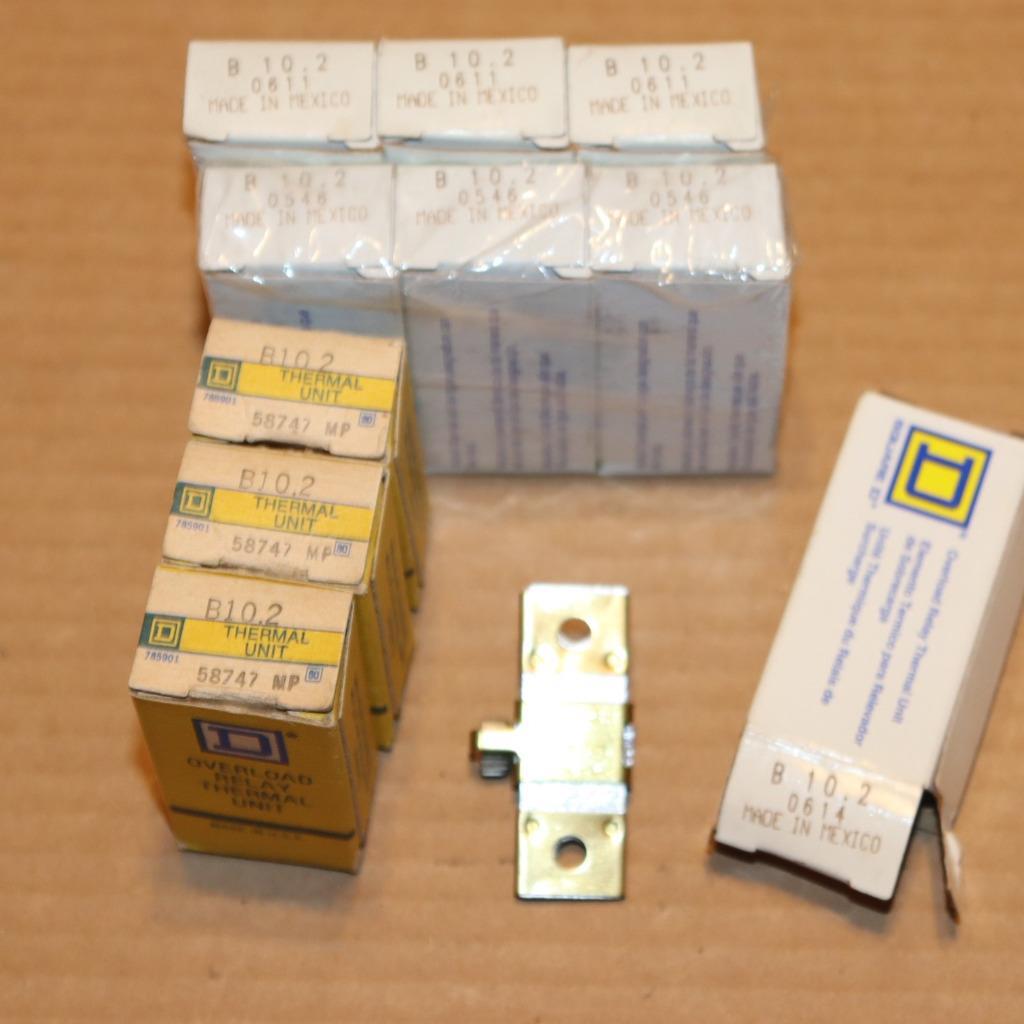 One NIB Square D B10.2 Thermal Overload Relay Heater Element SqD ...