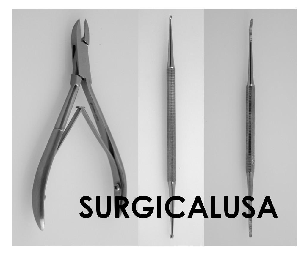 Podiatry Instrument Kit of 3 Nail Splitter Ingrown Nail File Nail ...