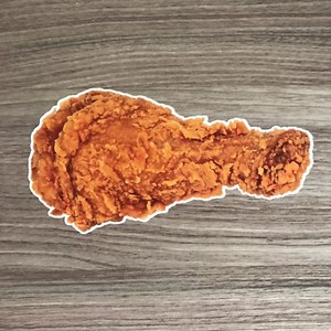 Fried Chicken Drumstick 5" Wide Vinyl Sticker - BOGO | eBay