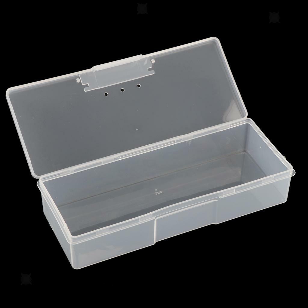 Rectangle Plastic Box Transparent Container Storage Blank Component ...