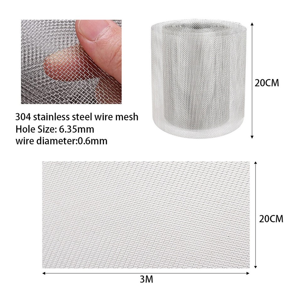 Stainless Steel Mesh Galvanised Welded Wire Mesh Deterrent Pet Roll ...