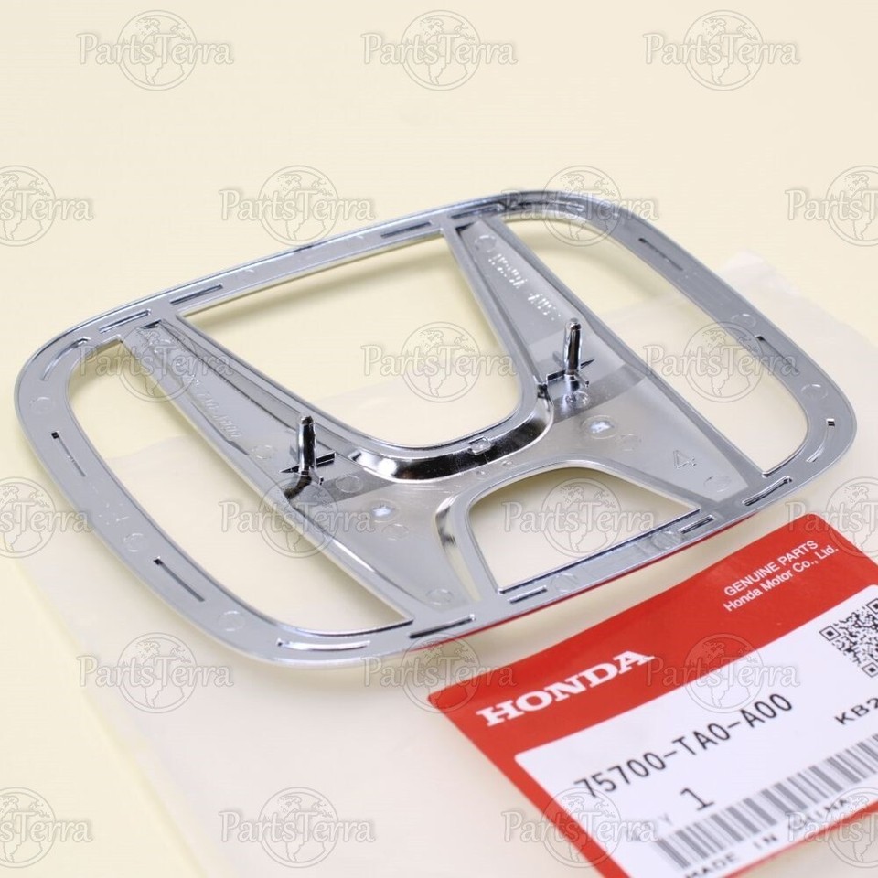 75700TA0A00 Genuine HONDA ACCORD CR-V Front Grille Chrome Badge Emblem ...
